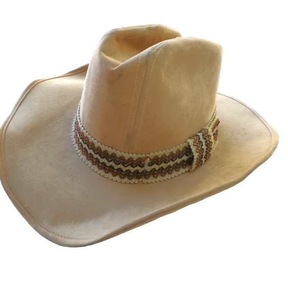 Vintage | Accessories | Vintage Rockmount Ranch Wear Cowboy Felt Hat Us ...